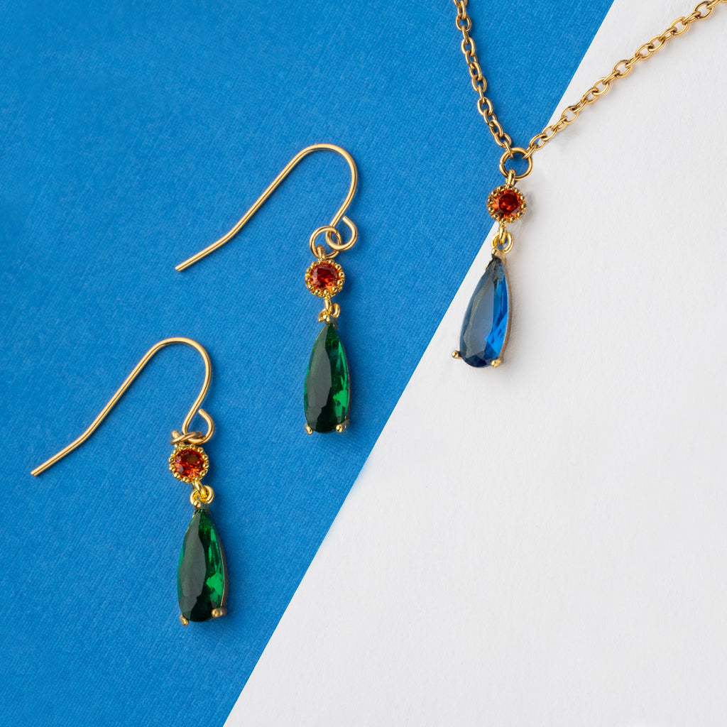 Howls Moving Castle - Wizard Howl - Necklace + Earring Set – craftedbykaiyo